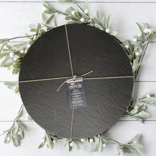SLATE ROUND CHEESE BOARD - Patriotic Provisions